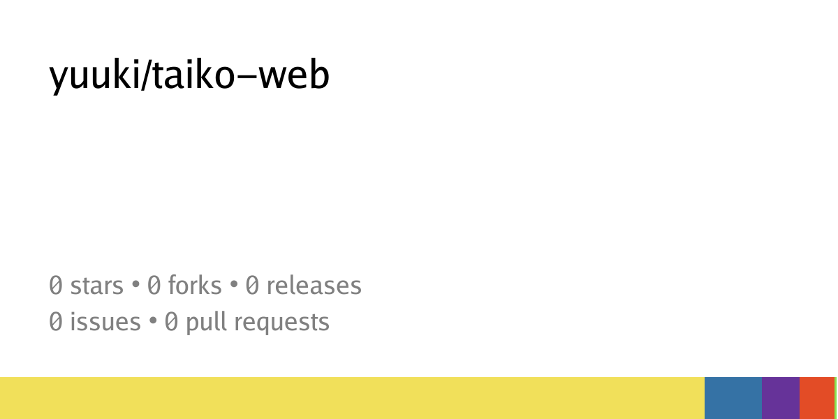 yuuki/taiko-web - Forgejo: Beyond coding. We Forge.